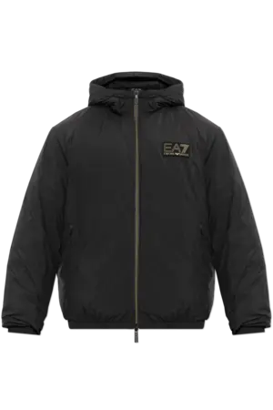 EA7 Insulated Jacket With Hood - Black