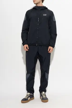 EA7 Zip-up Hooded Jacket And Trousers Set