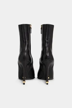 Dsquared2 Metal Bar Heeled Ankle Boots