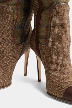 Dsquared2 Classic Check Heeled Boots