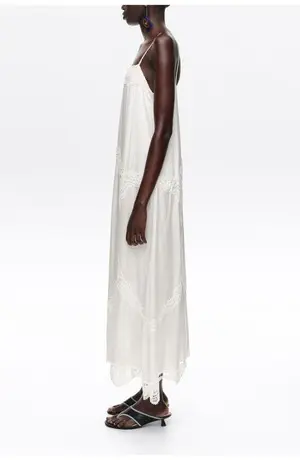Bimba Y Lola Strappy Crochet Midi Dress