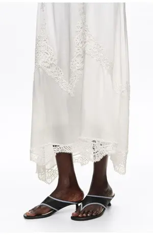 Bimba Y Lola Strappy Crochet Midi Dress
