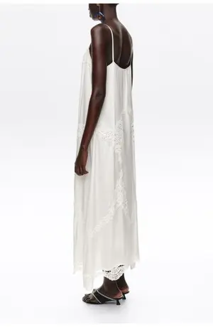 Bimba Y Lola Strappy Crochet Midi Dress