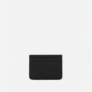 AMI Paris Cowhide Leather Card Holder With De Coeur
