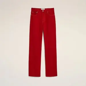 AMI Paris Red Cotton Jeans