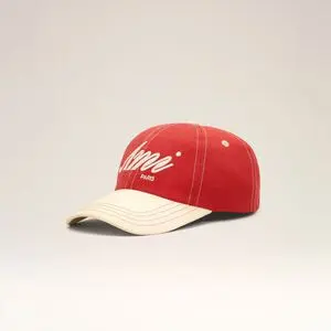 AMI Paris Cotton Cap With Embroidery