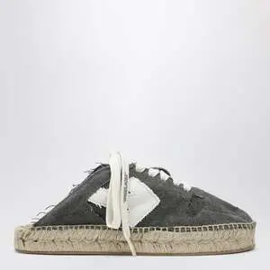 Off-White Cotton Canvas Arrow Espadrilles - Black