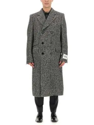 Dolce & Gabbana Re-edition Houndstooth Double-breasted Coat - Multicolor