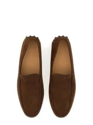 TOD'S Rubberized Moccasin - Brown