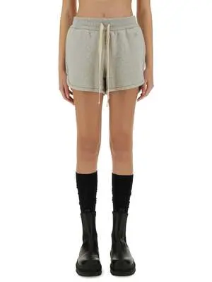 JIL SANDER Cotton Terry Shorts - Gray