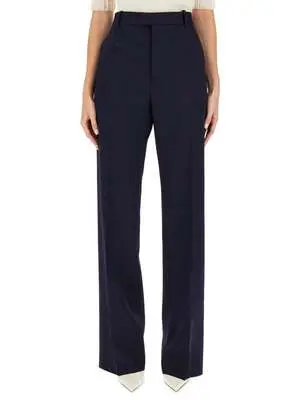 Bottega Veneta Tailored Wool Pants - Blue