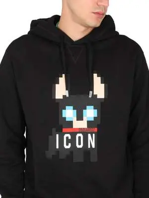 Dsquared2 Cyrus Cool Icon Hoodie - Black