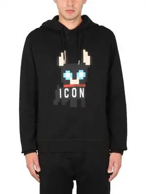 Dsquared2 Cyrus Cool Icon Hoodie - Black