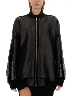 Rick Owens Jumbo Peter Bomber - Black