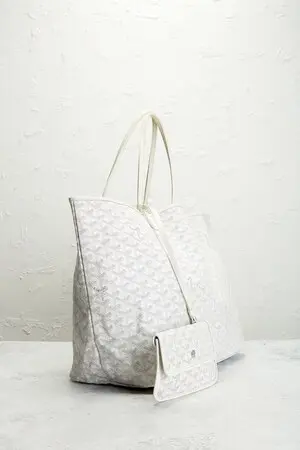 Goyard Saint Louis Gm Tote Bag - White