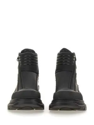 Alexander McQueen Tread Slick Motorcycle Boots