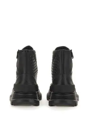 Alexander McQueen Tread Slick Motorcycle Boots