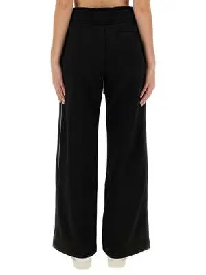 Off-White Loose Fit Wide Leg Pants