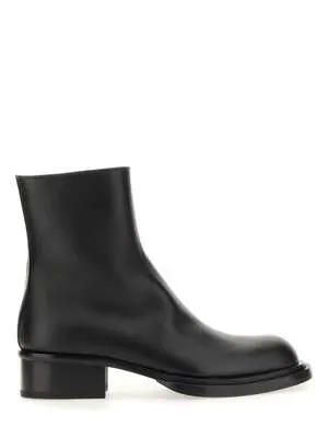 Alexander McQueen Cuban Stack Boot - Black