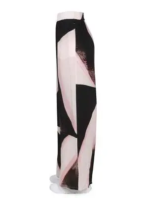 Alexander McQueen Brushstroke Graphic Pants
