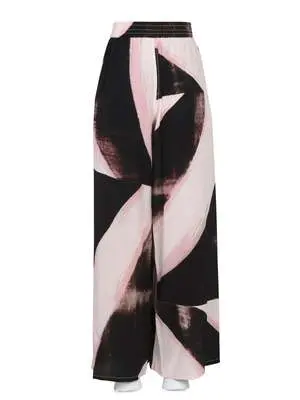 Alexander McQueen Brushstroke Graphic Pants