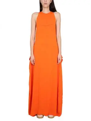 LANVIN Longuette Dress - Orange
