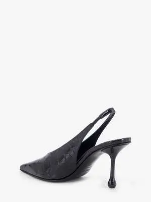 JIMMY CHOO Patent Leather Pumps With Crocodile Print