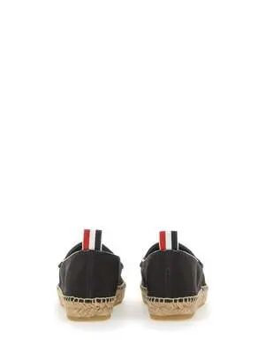 Thom Browne Espadrille Penny Loafers - Black