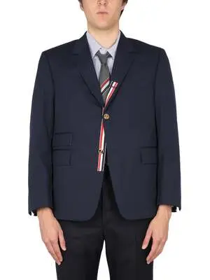 Thom Browne Single-breasted Jacket - Blue