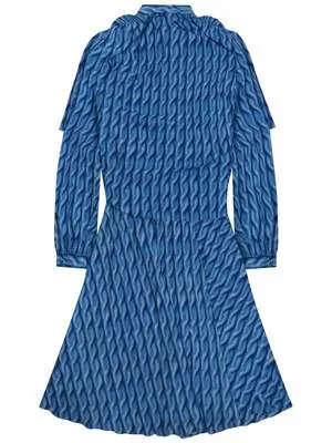 Balenciaga Midi Dress With Print