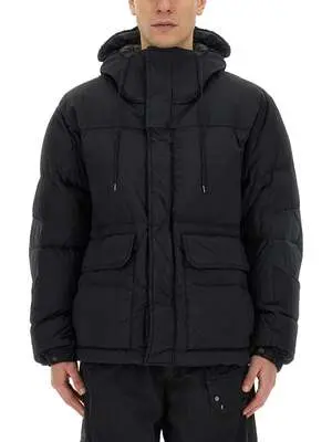 TEN C Padded Hooded Jacket - Black