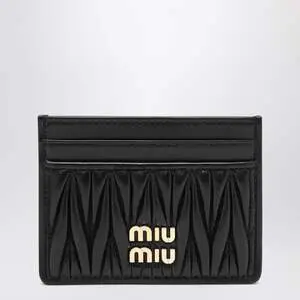 Miu Miu Matelasse Leather Cardholder