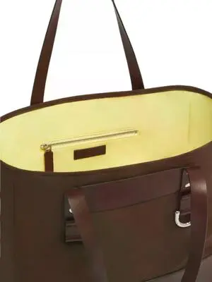 Marni Leather-trim Canvas Tote Bag