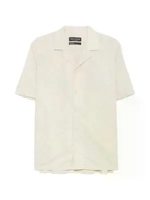 Marc O'polo Leaf-print Short-sleeve Shirt