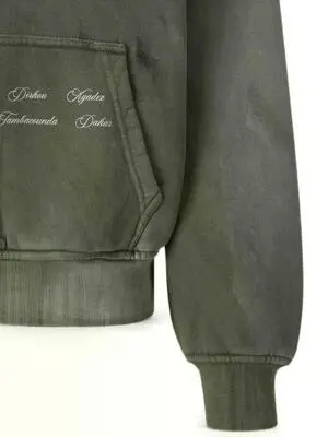 Rhude Logo Print Pouch-pocket Hoodie
