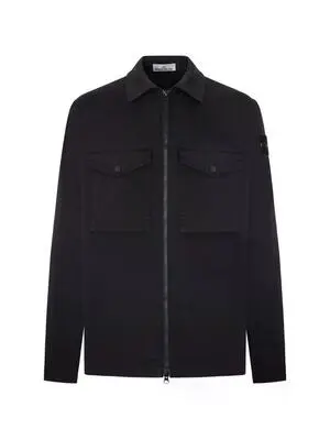 Stone Island Flap-pockets Zip-up Overshirt
