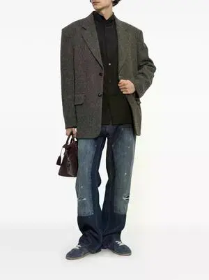 MAISON MARGIELA Wing-tip Collar Long-sleeve Shirt