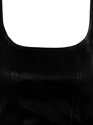 Off-White Zip-up Corset Top