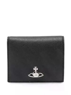 VIVIENNE WESTWOOD Orb-plaque Wallet - Black