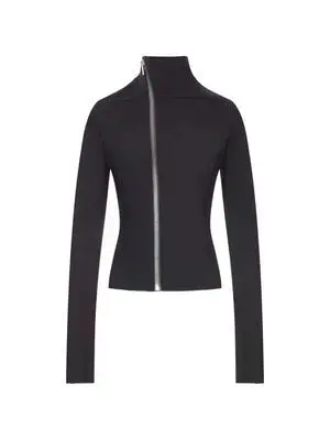 Rick Owens Asymmetric Zip-fastening Jacket - Black