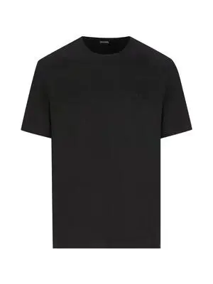 Zegna Logo-embroidered T-shirt