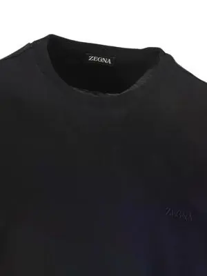 Zegna Logo-embroidered T-shirt