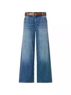 Liu Jo High Waist Flare Jeans With Belt
