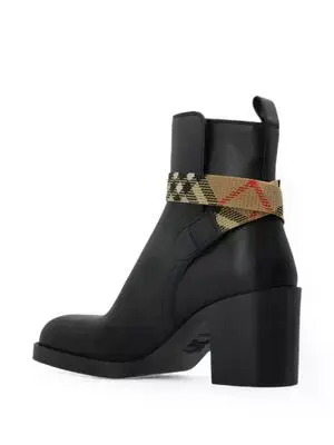 Burberry Huntley Buckled Ankle Boots
