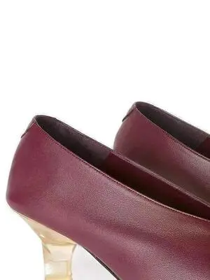 RETORI Ballet Plex Leather Heeled Pumps