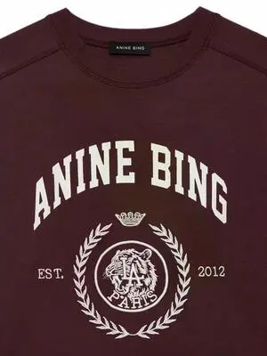 ANINE BING Jaylin T-shirt With Collegiate Graphic