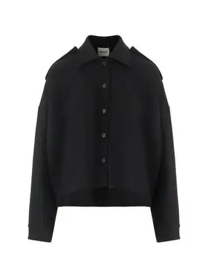 Khaite Epaulette Button-up Shirt