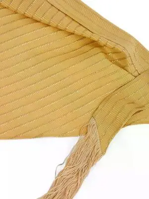 TALLER MARMO Casablanca Fringed Headscarf - Yellow