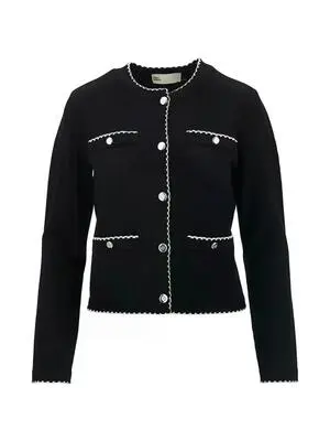 Tory Burch Kendra Button-up Cardigan - Black