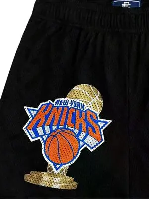 STADIUM GOODS X New York Knicks Logo Patch Mesh Shorts - Black